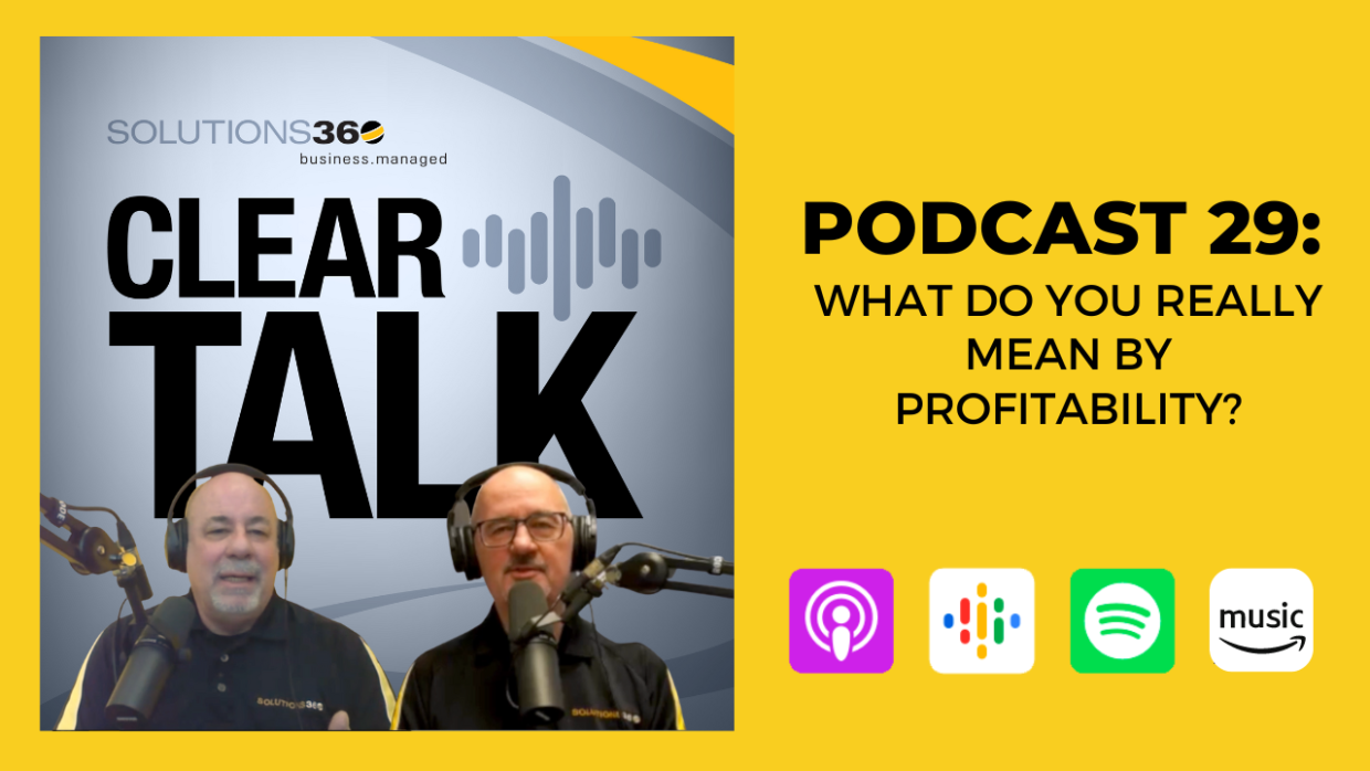 ClearTalk 29: What Do You Really Mean by Profitability?