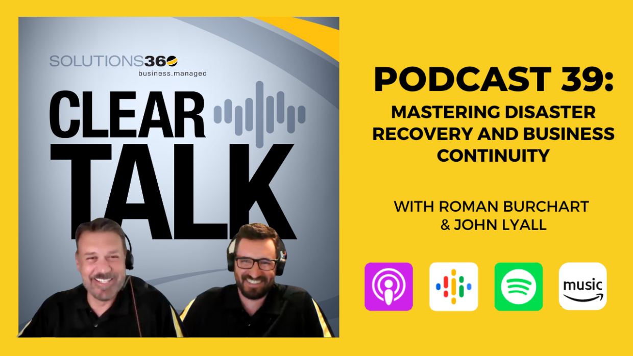 ClearTalk 39: Mastering Disaster Recovery and Business Continuity ...